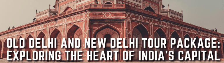 Old Delhi and New Delhi Tour Package: Exploring the Heart of India's ...